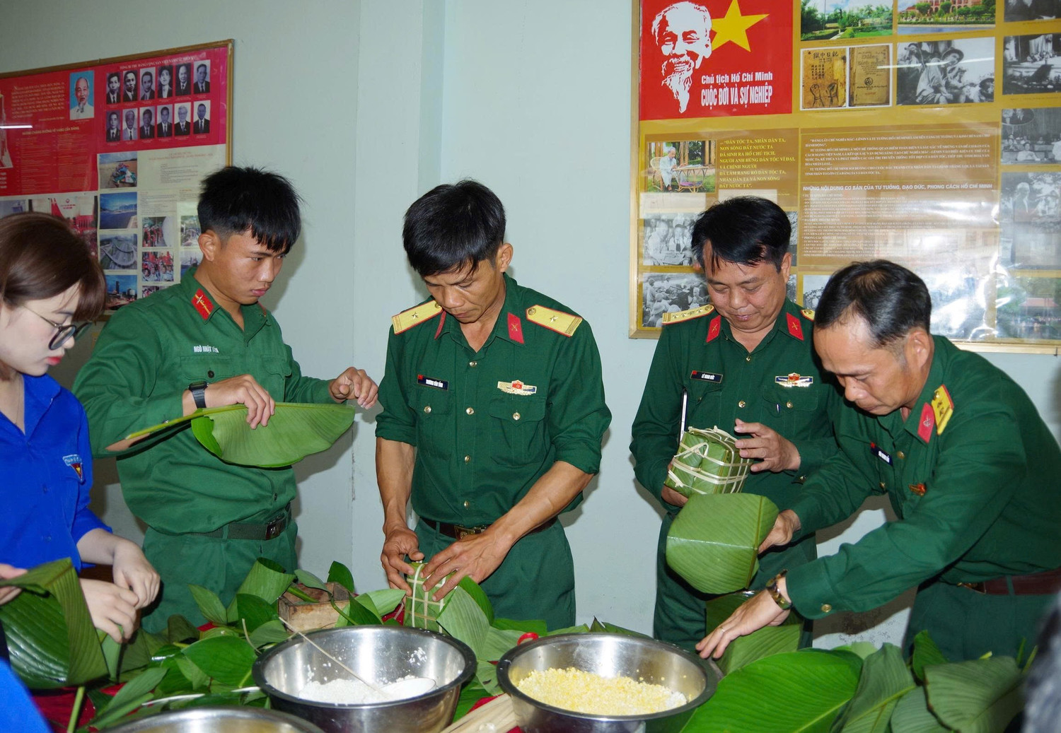 La 31e division a organisé le concours du « gâteau de riz gluant vert ...