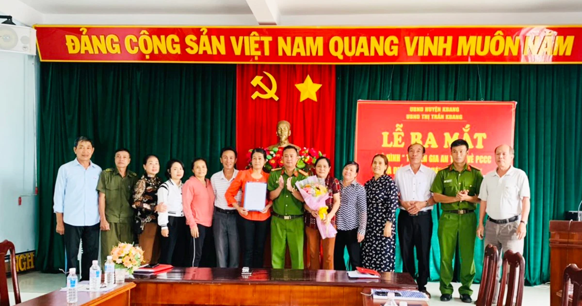 Kbang ra mắt "Tổ liên gia an toàn về phòng cháy, chữa cháy và điểm chữa ...