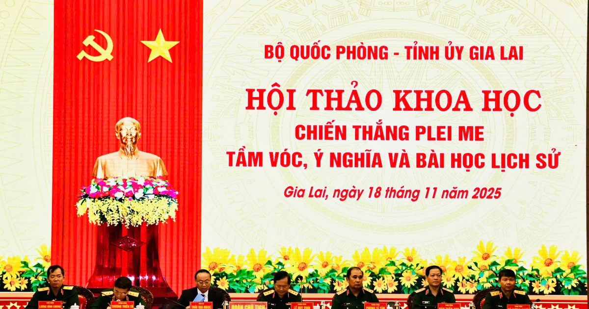 Hội thảo kỷ niệm 60 năm Chiến thắng Plei Me và ý nghĩa lịch sử | Báo ...