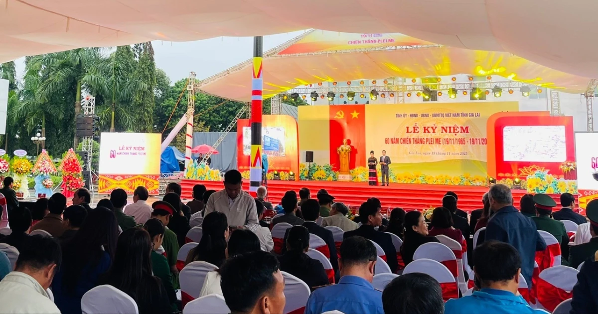 Gia Lai tổ chức trọng thể Lễ kỷ niệm 60 năm Chiến thắng Plei Me (1965 ...
