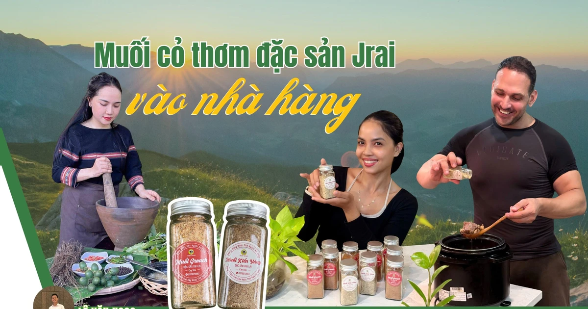 Muối cỏ thơm đặc sản Jrai vào nhà hàng | Báo Gia Lai điện tử