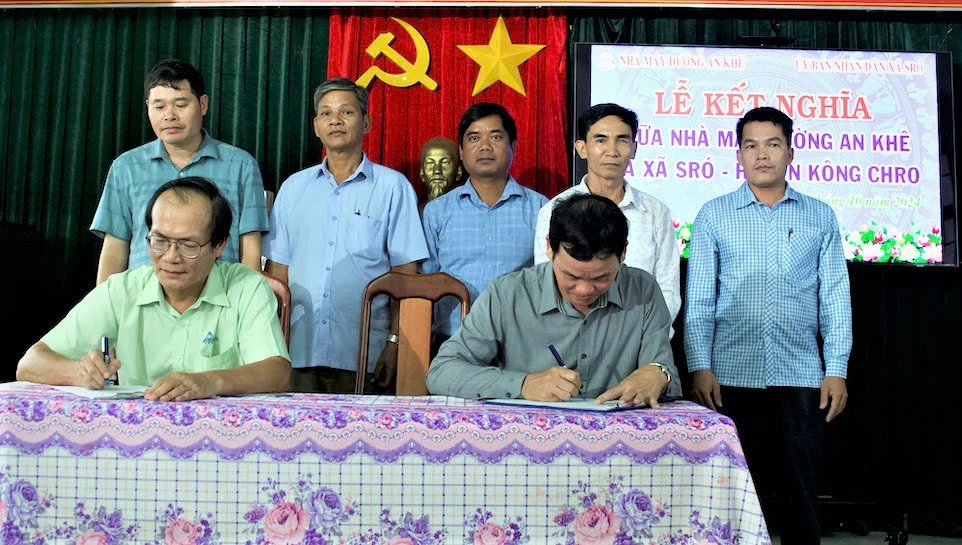 Nhà máy Đường An Khê kết nghĩa với xã Sró | Báo Gia Lai điện tử