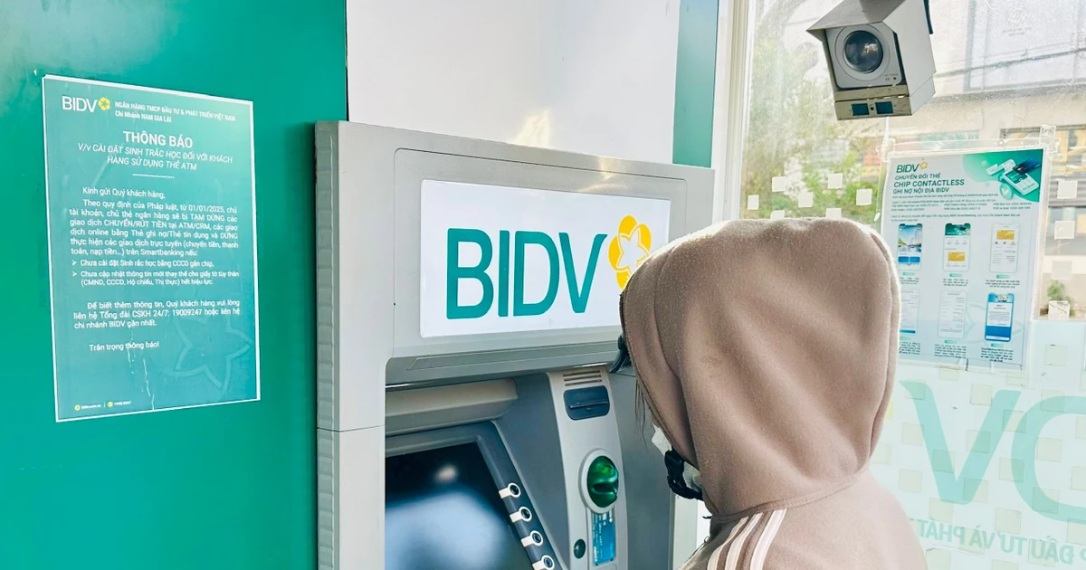 Pleiku: Nhiều cây ATM của BIDV không rút được tiền