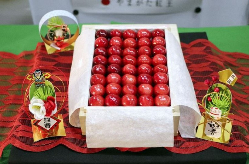 Japanische Premium-Kirschen sorgen mit einem Rekordpreis von 1,8 ...