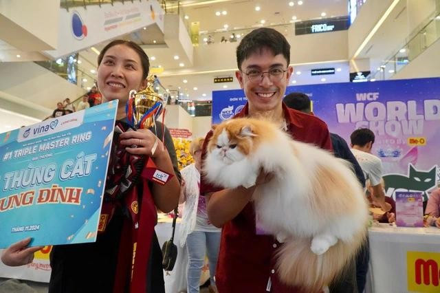 Chú mèo Thái Lan đăng quang 'Hoa hậu' mèo thế giới 2024 tại Việt Nam ...